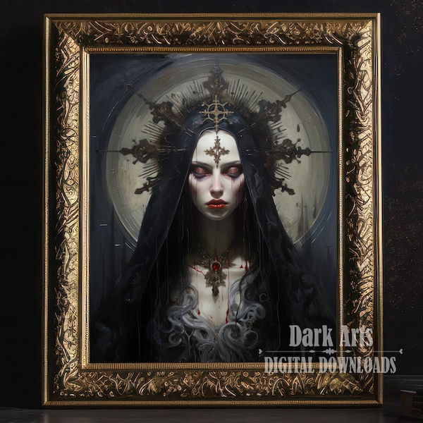 Gothic Woman Art - Etsy