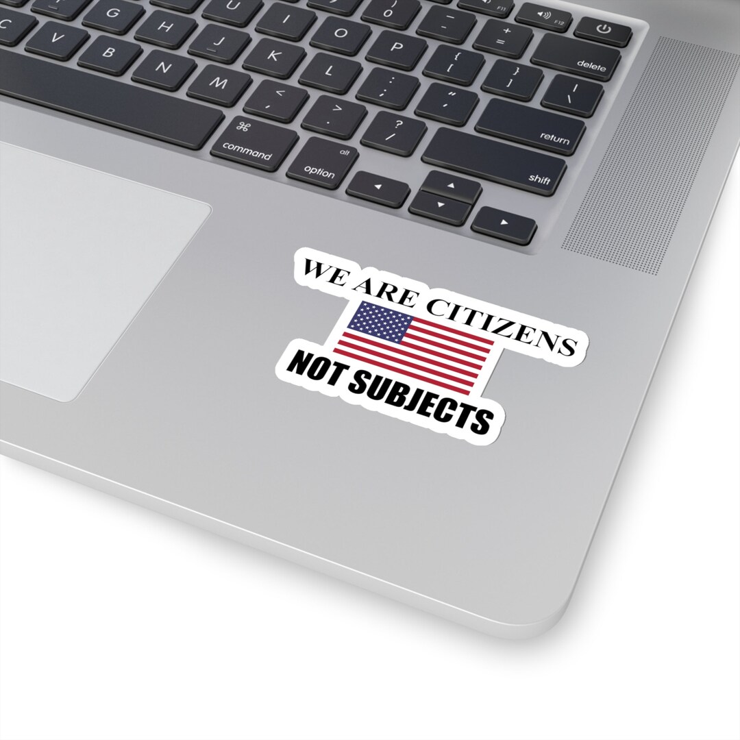 Patriotic Sticker, American Sticker, We Are Citizens Sticker, American ...