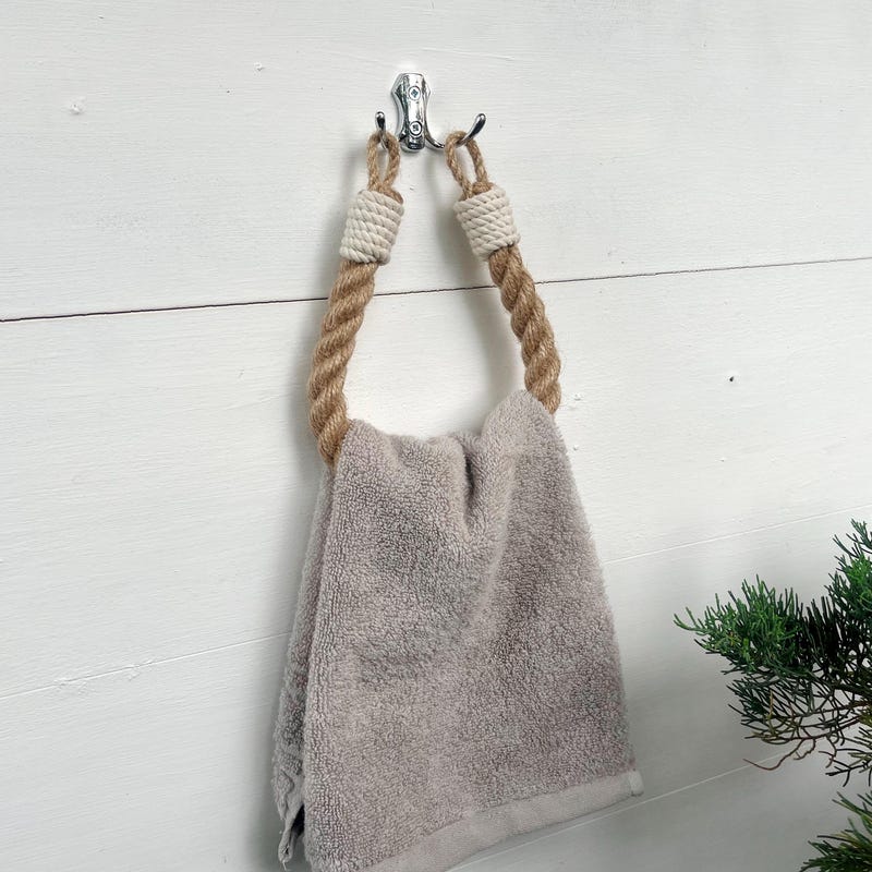 Rope Towel Ring - Etsy