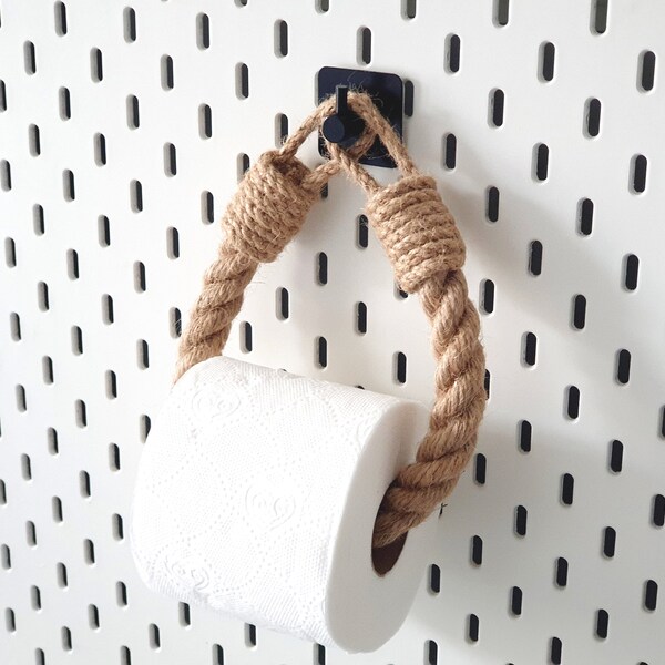 Rope Toilet Paper Holder - Etsy