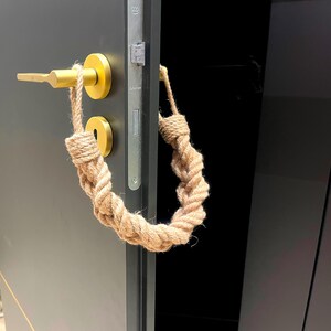 Rope Door Stopper..jute Rope..doorstop..indoor Use..protecting the Door ...