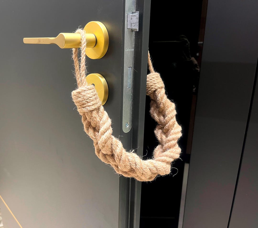 Rope Door Stopper..jute Rope..doorstop..indoor Use..protecting the Door ...