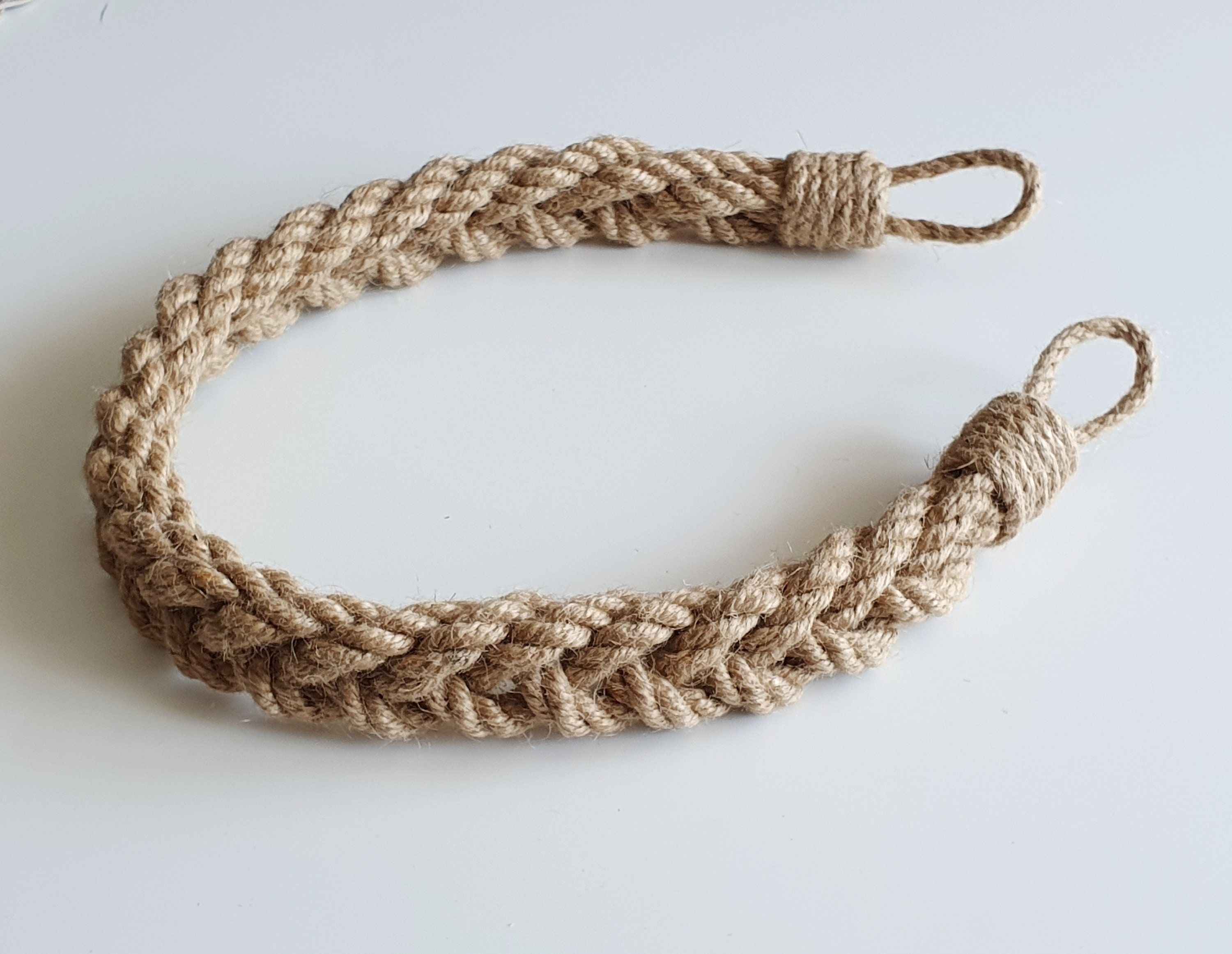 Curtain Tie-back Braid of Four Ropes Holdback Curtain Tieback Nautical ...