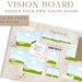 Vision Board Template 2024: Printable Vision Board Template 2024 Law of ...