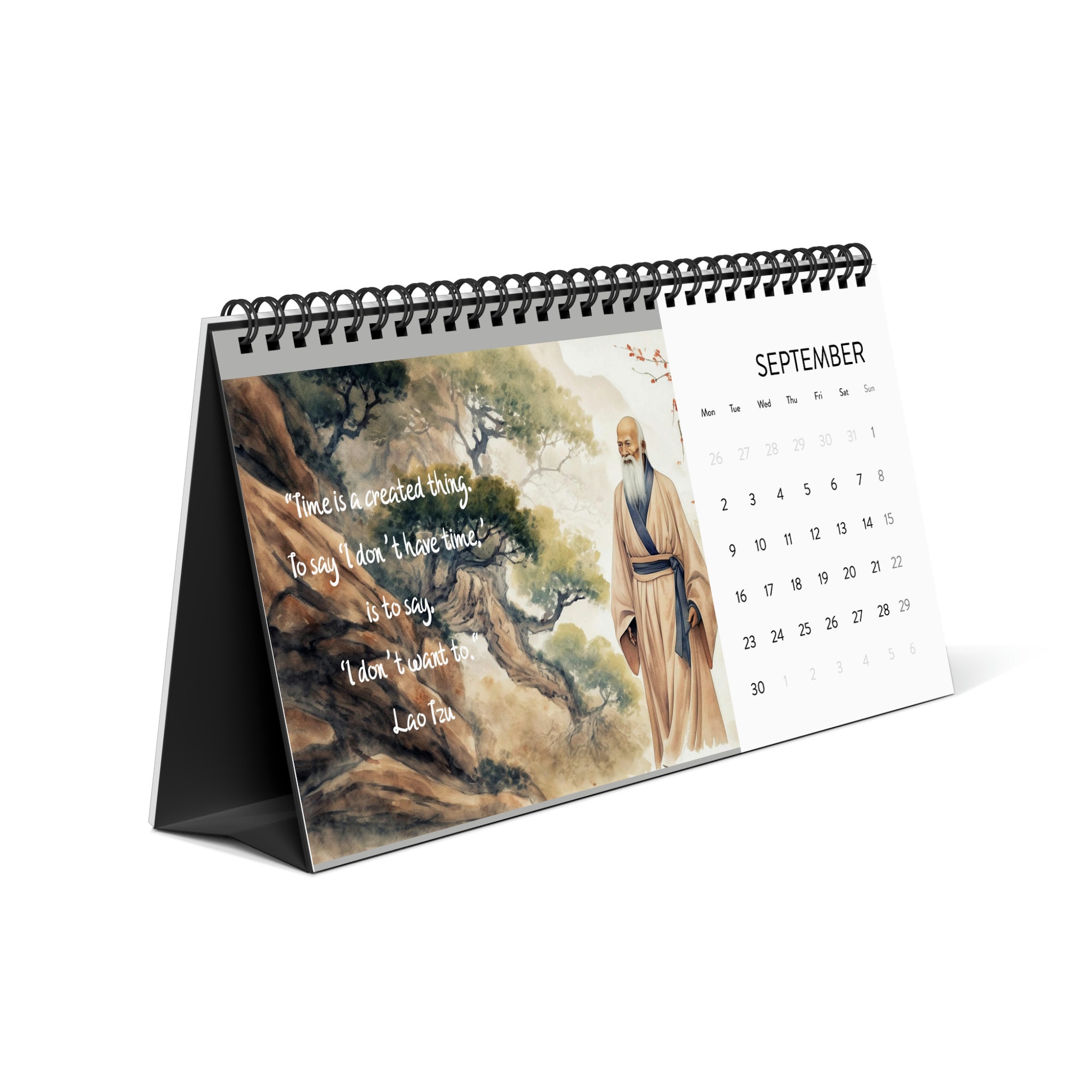 Simplex Desk Calendar with quotes from famous people 2024 sold by Loved ...