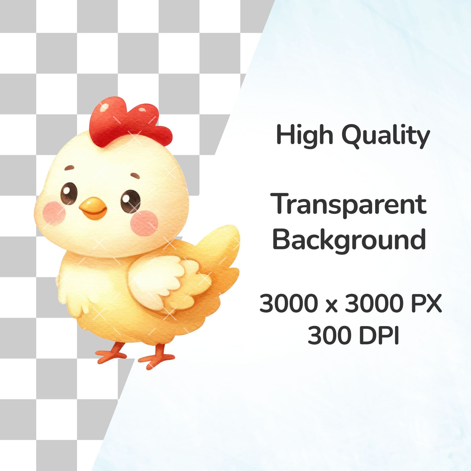 20 Watercolor Cute Farm Animals, Farm Animal Art, Barnyard Animals ...