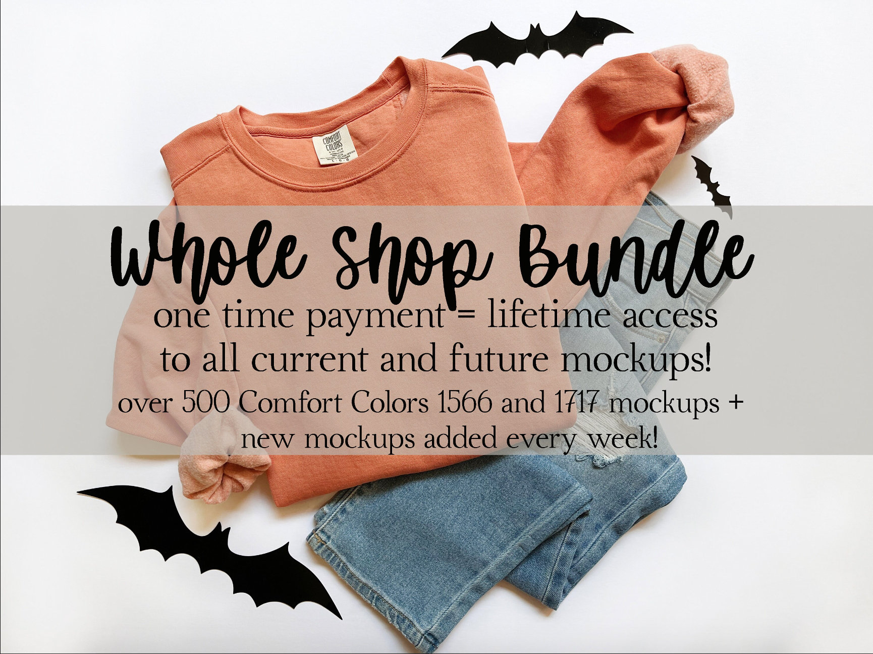 Whole Shop Mockup Bundle, Comfort Colors Super Bundle, Comfort Colors ...