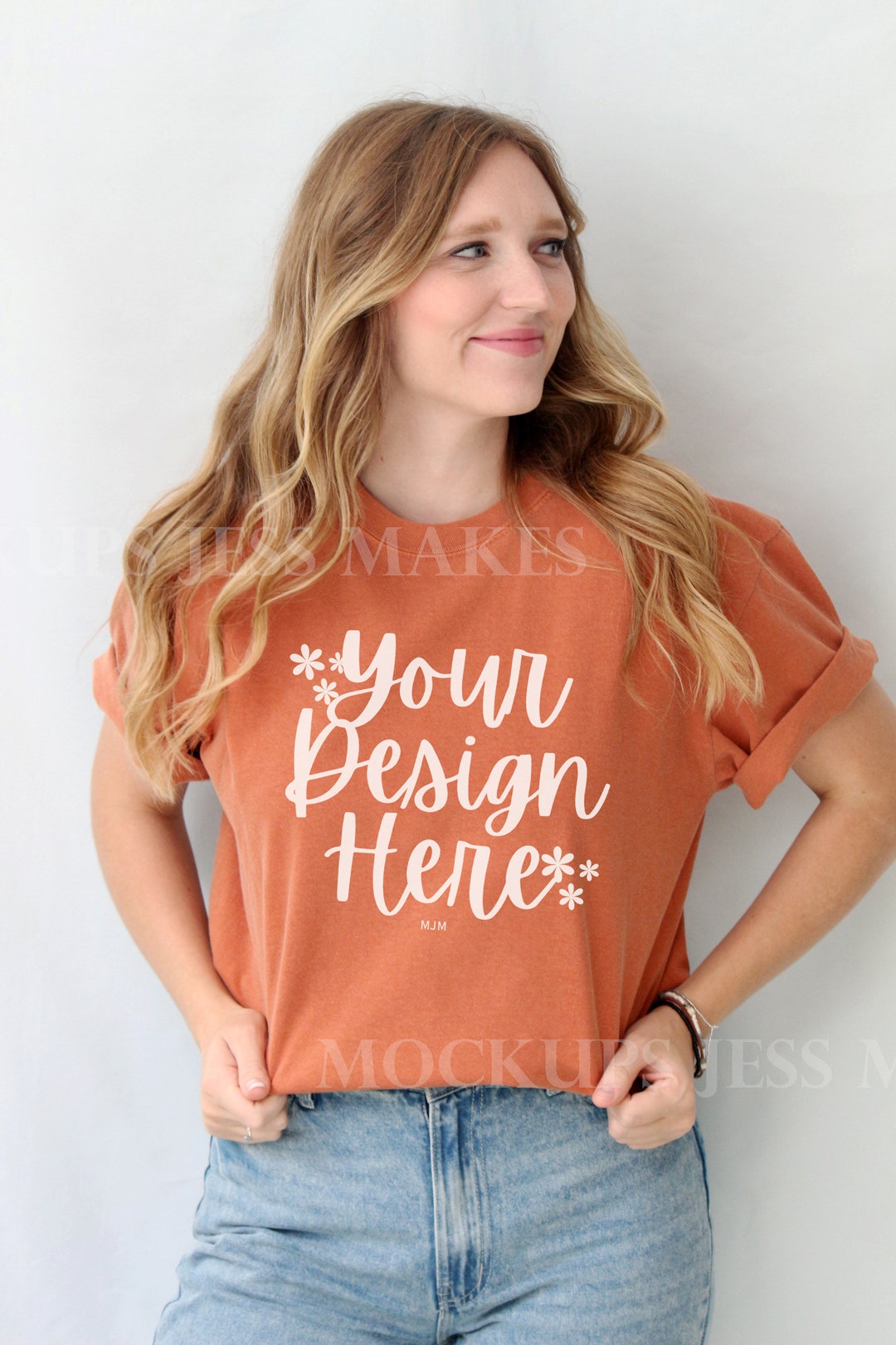 Yam Comfort Colors 1717 Mockup, Yam Model Mockup, Gildan Mockup ...