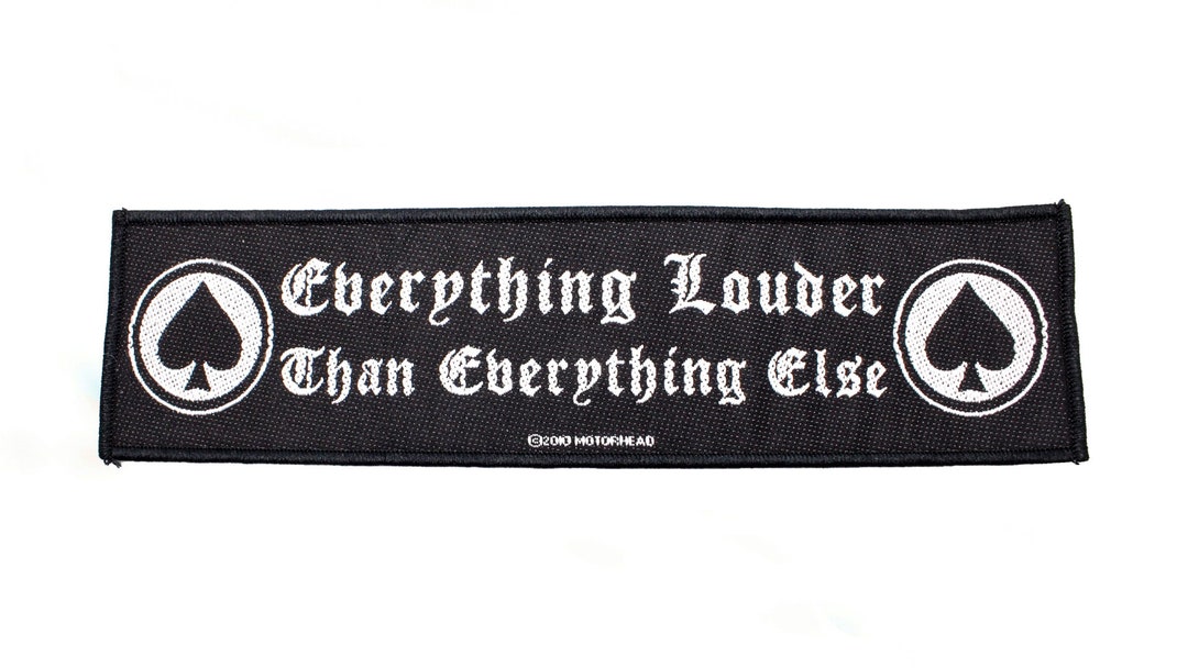 Motorhead Patch Motorhead Strip Patch Everything Louder - Etsy