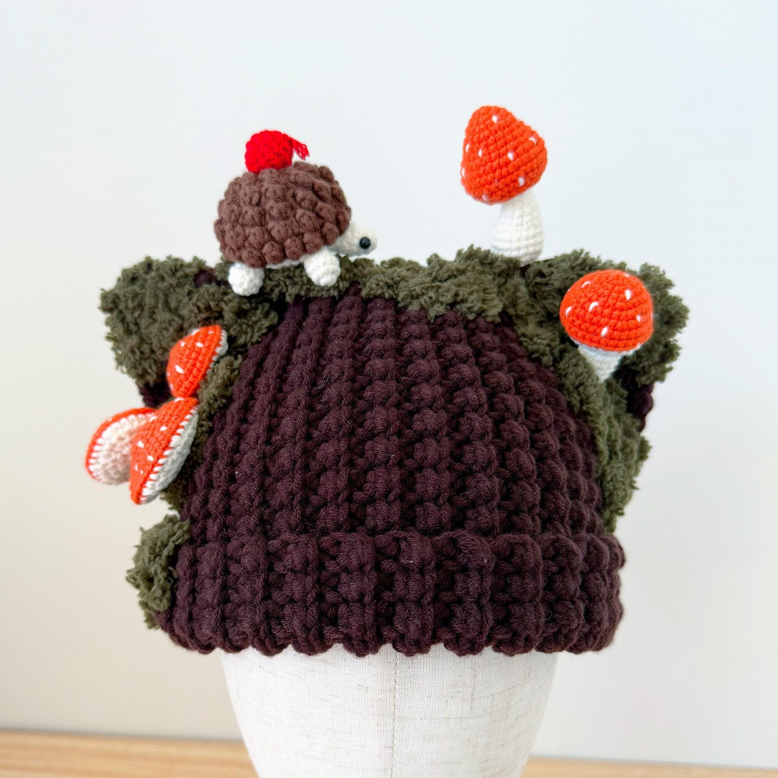 Handmade Crochet Mushroom Hat for Kids | Cottagecore Beanie - Etsy