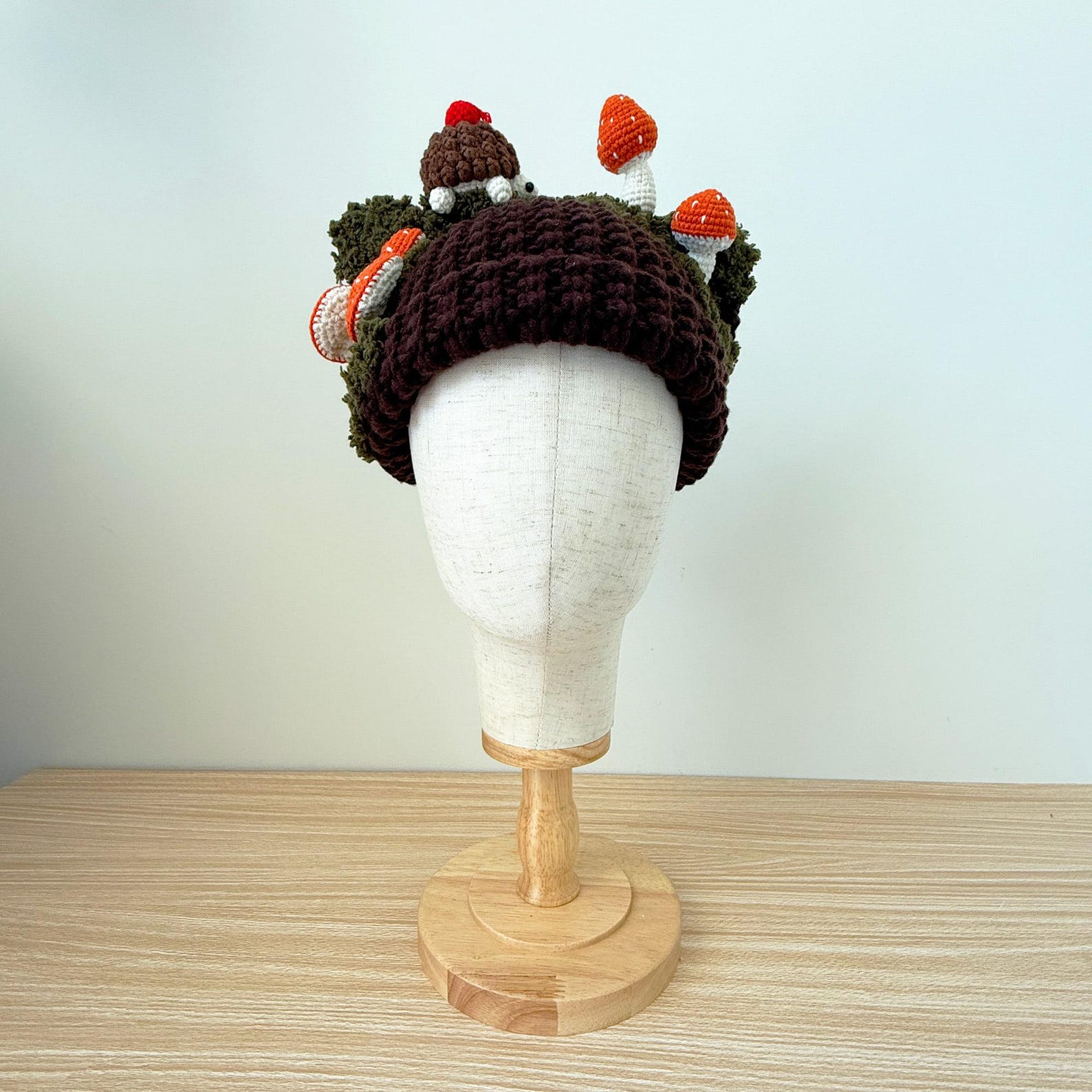 Handmade Crochet Mushroom Hat for Kids | Cottagecore Beanie - Etsy