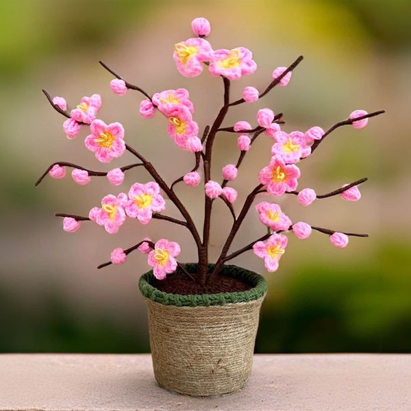 Cherry Blossom Tree Crochet - Etsy