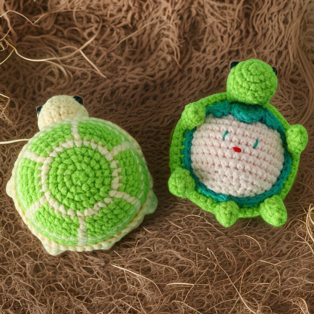 Handmade Crochet Turtle Mini Turtle Plush Handmade Turtle Toy Unicorn ...