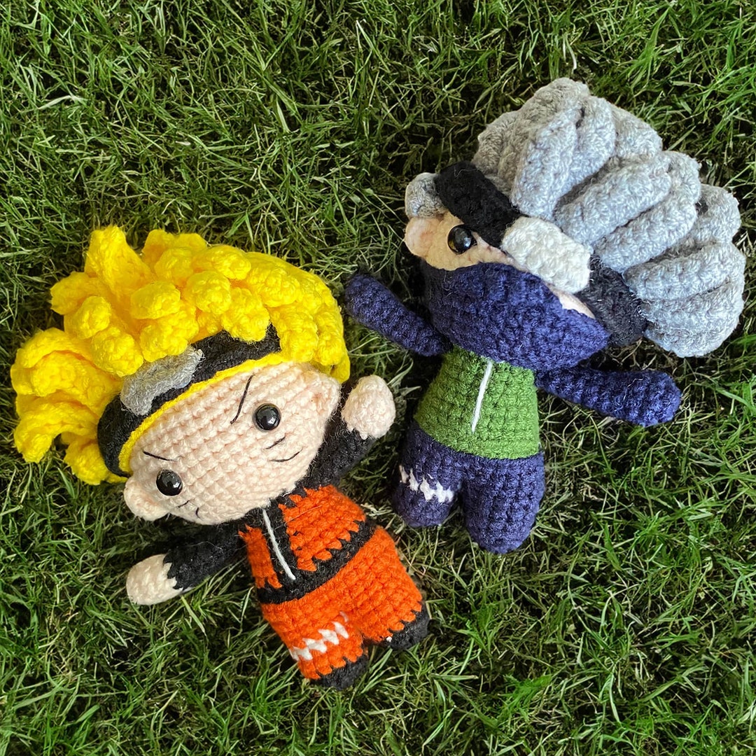 Handmade Finished Crochet Anime Toy Japanese Anime Plush Mini Anime ...