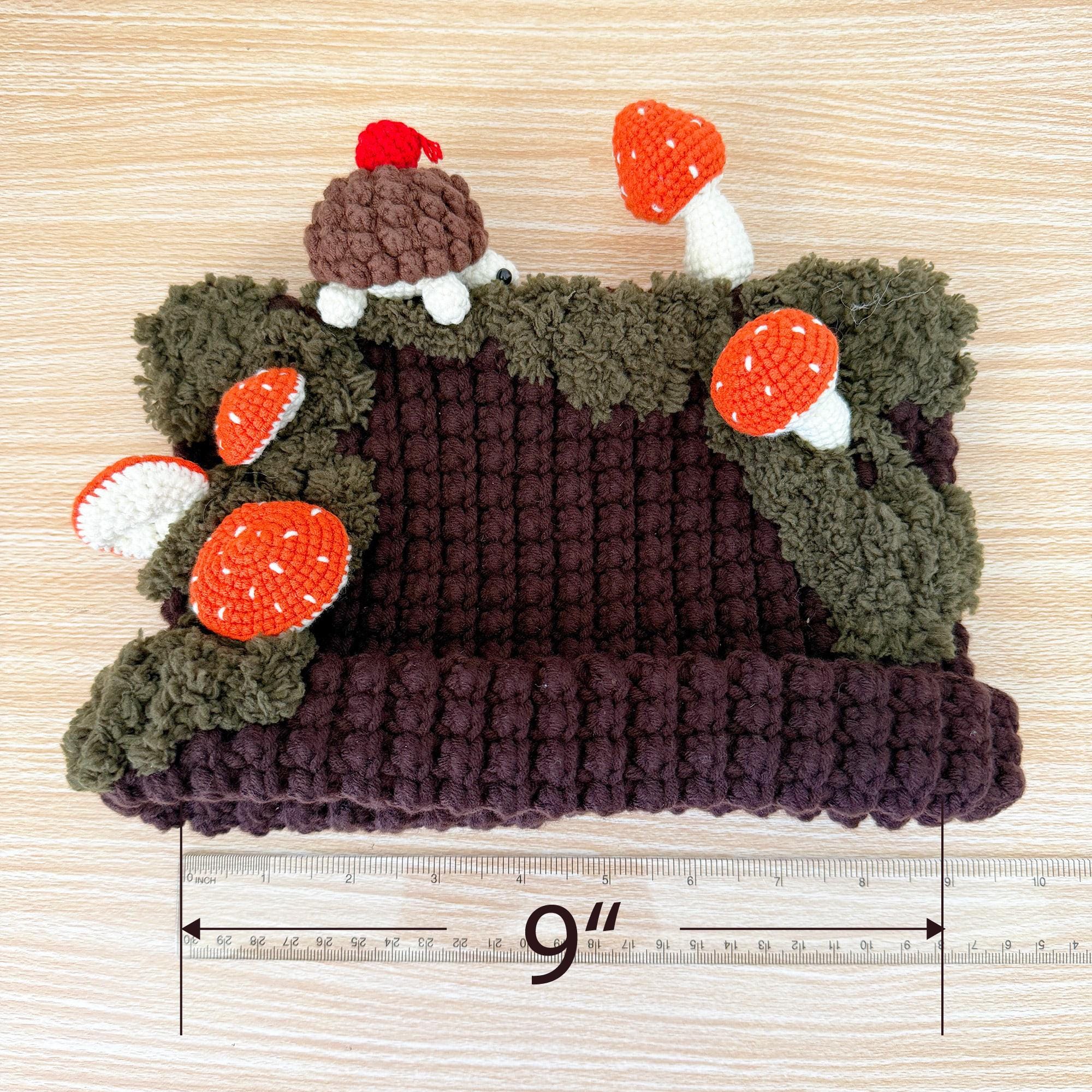 Handmade Crochet Mushroom Hat for Kids | Cottagecore Beanie - Etsy