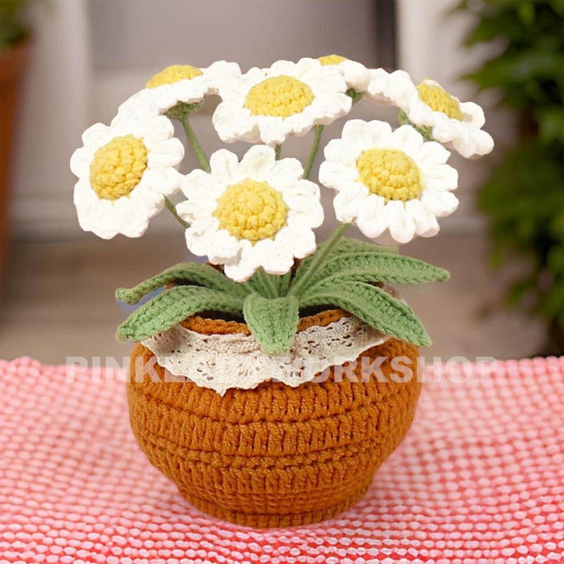 Fake Daisy Plants - Etsy