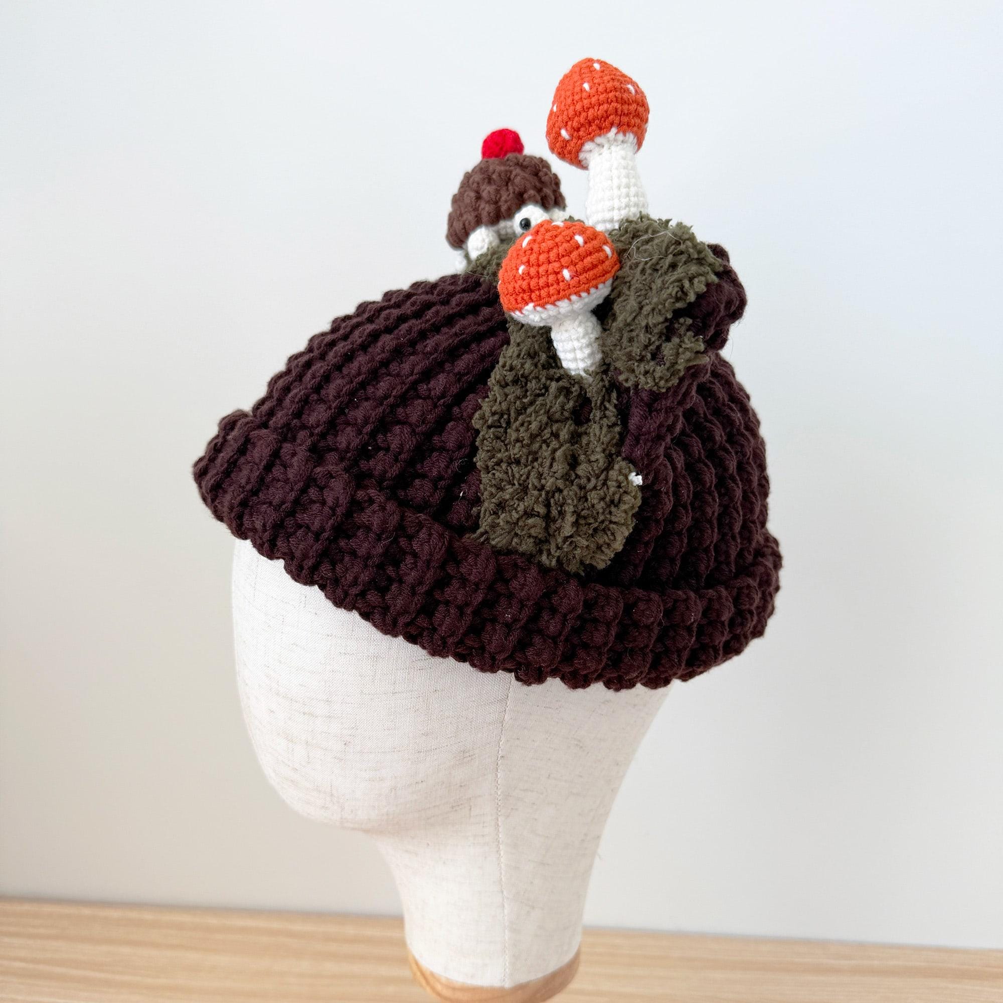 Handmade Crochet Mushroom Hat for Kids | Cottagecore Beanie - Etsy