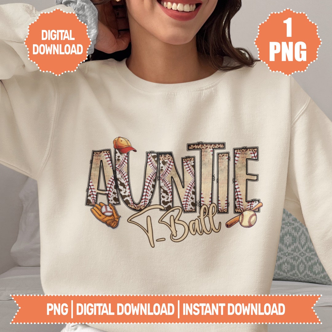 Baseball Aunt Png | Doodle Letters PNG | T-ball Auntie Baseball Png ...