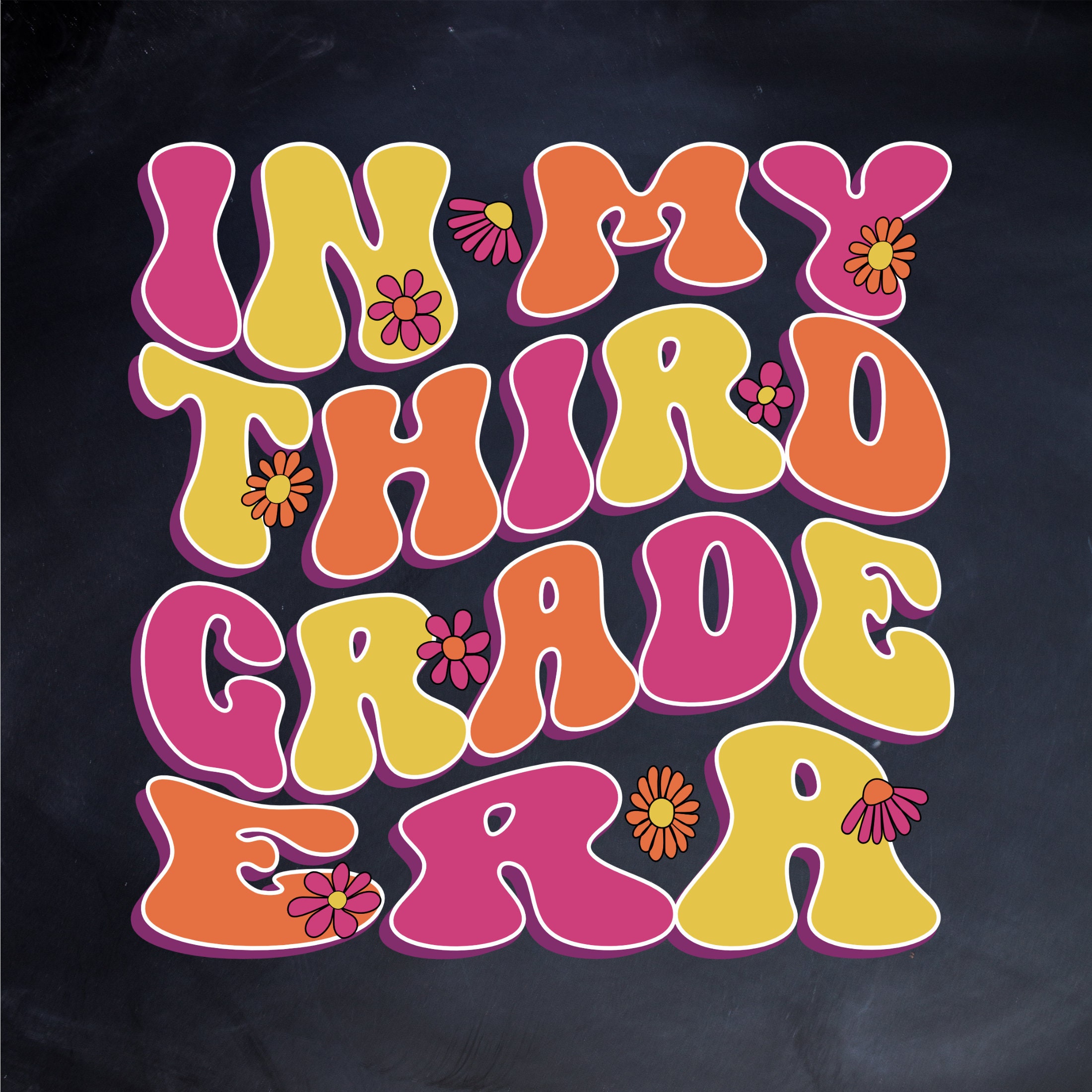 In My Third Grade Era Png in My Second Grade Era First Grade - Etsy