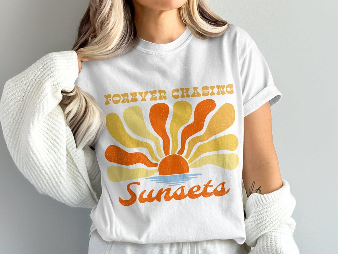 Forever Chasing Sunsets SVG, PNG for Sublimation, Digital Download ...