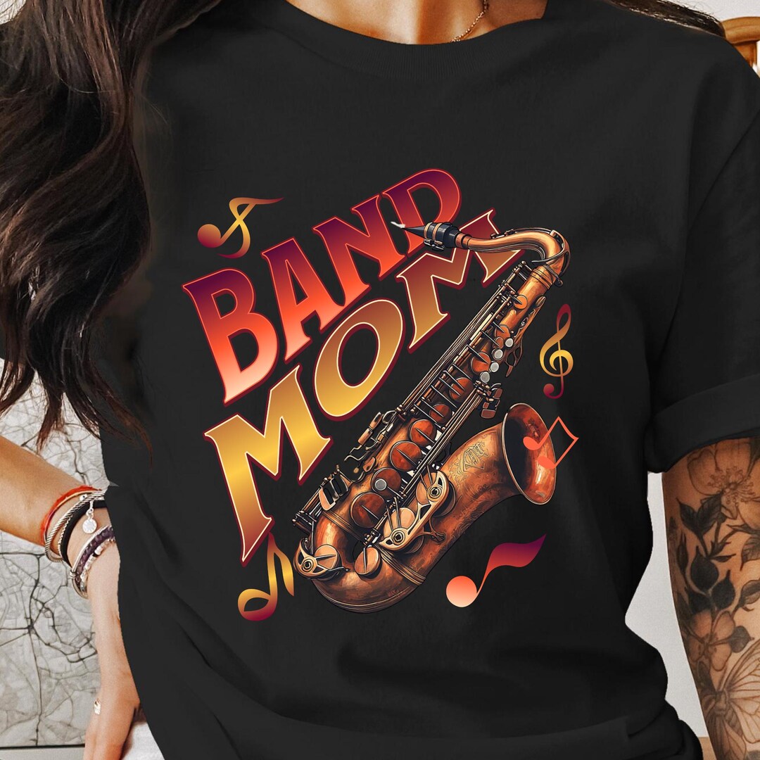 Band Mom, Saxophone PNG, Musical Instrument Png, Music Notes Png ...