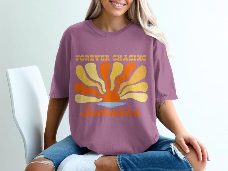 Forever Chasing Sunsets SVG, PNG for Sublimation, Digital Download ...