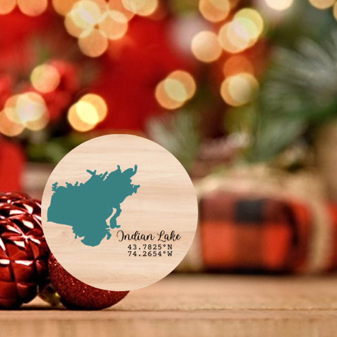 Indian Lake Ornament DIGITAL FILE SVG - Etsy