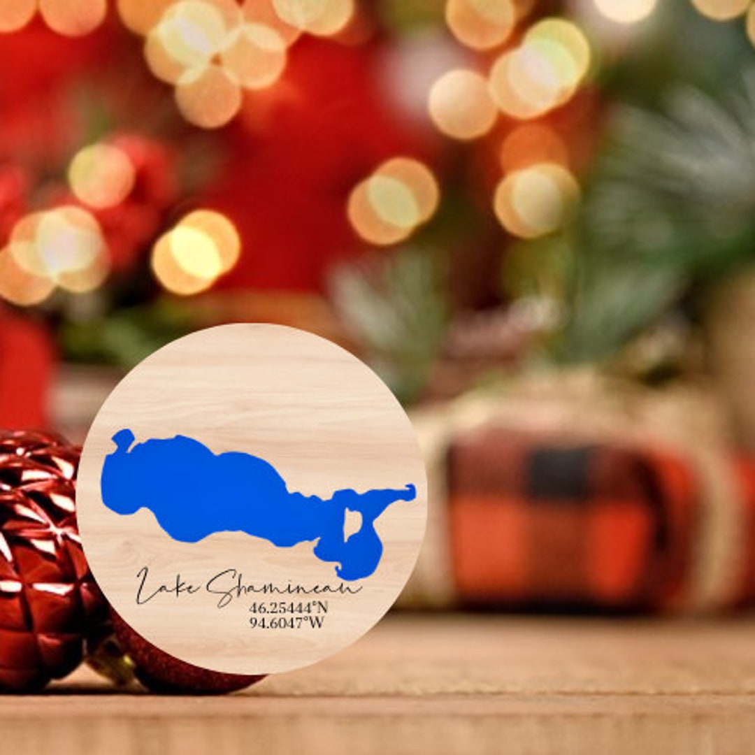 Lake Shamineau Ornament SVG Digital FILE Only - Etsy