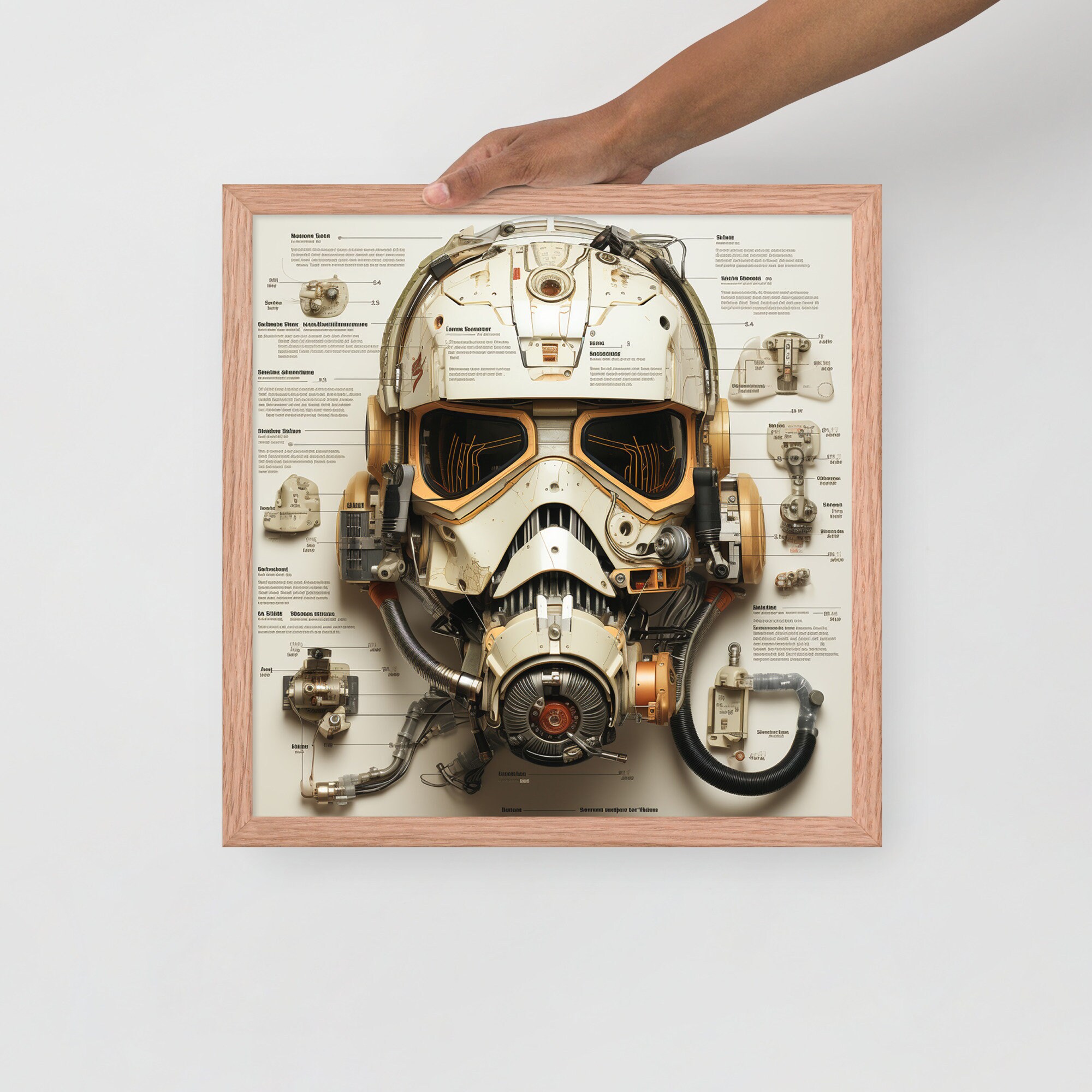 Nerd Poster Decor Modern Art Print Man Cave Poster Rebel Trooper Wall ...