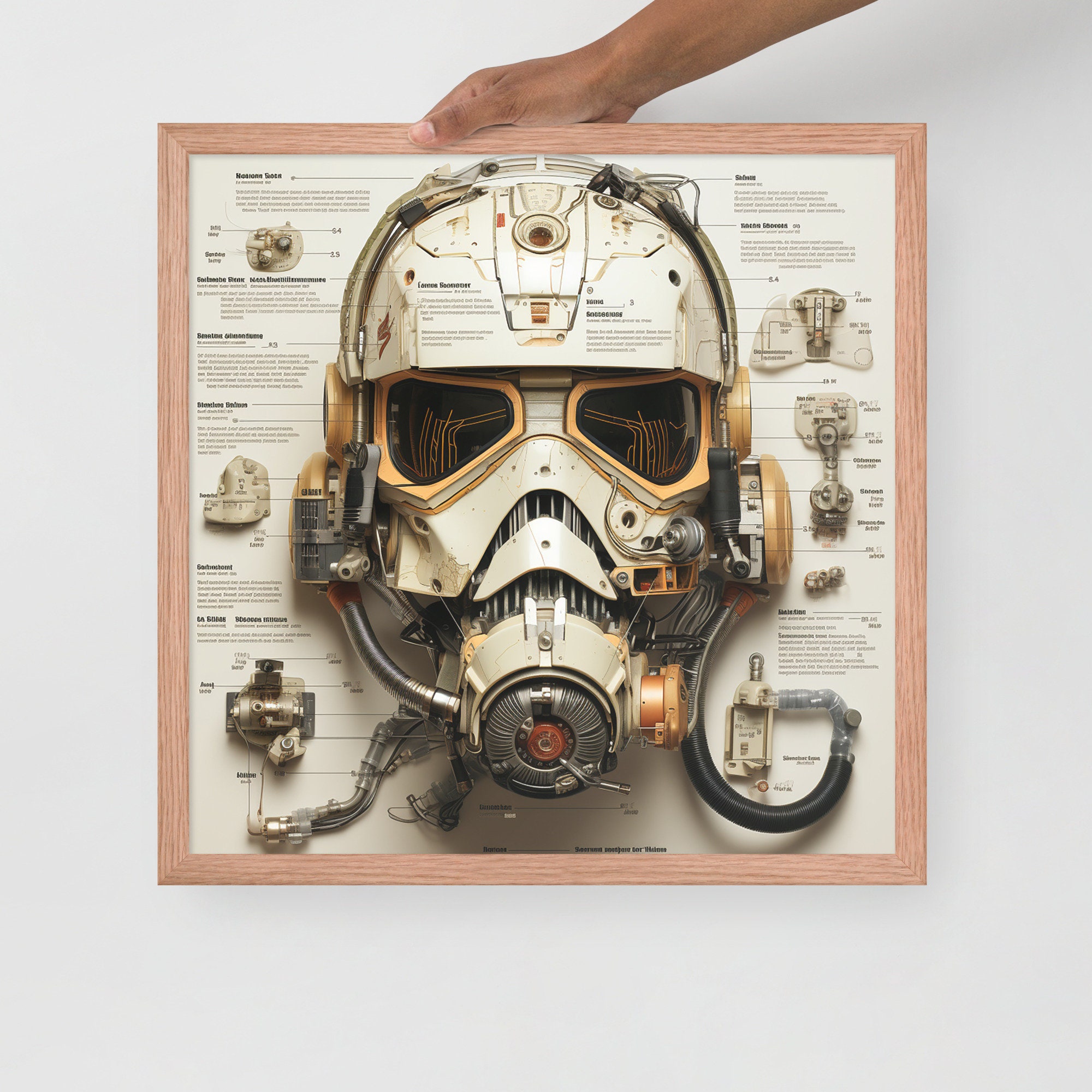 Nerd Poster Decor Modern Art Print Man Cave Poster Rebel Trooper Wall ...