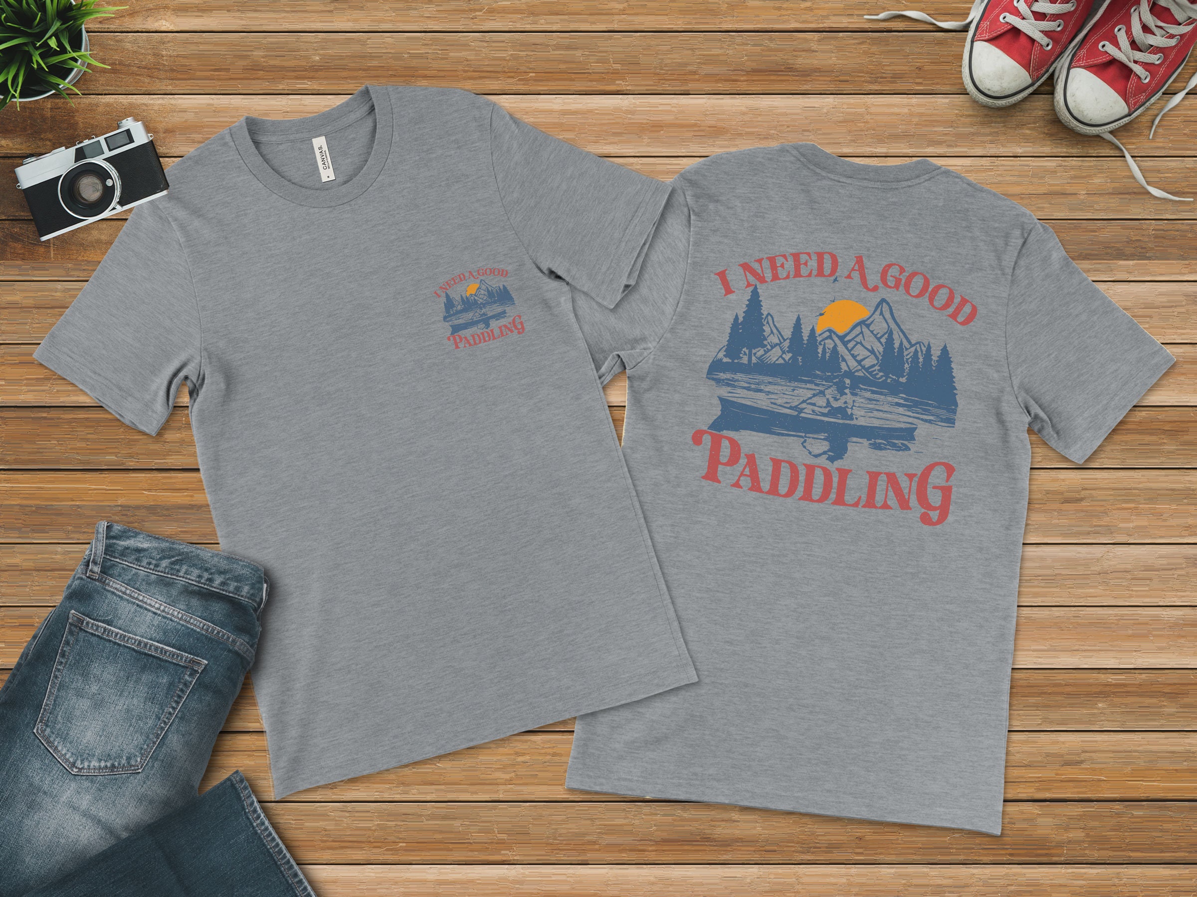 I Need A Good Paddling Funny Kayak Shirt Men Lake Life T Shirt Kayaking ...