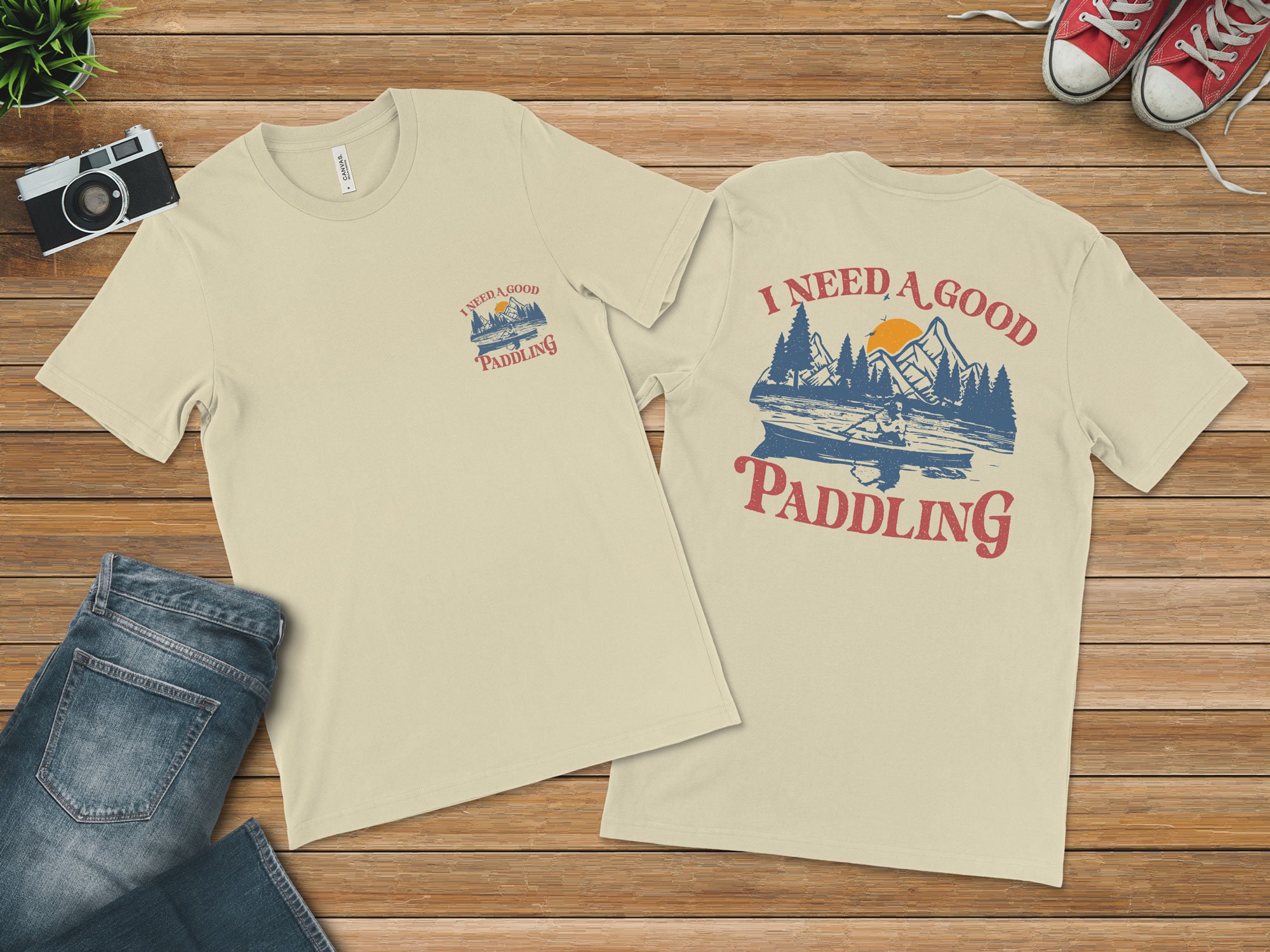 I Need A Good Paddling Funny Kayak Shirt Men Lake Life T Shirt Kayaking ...