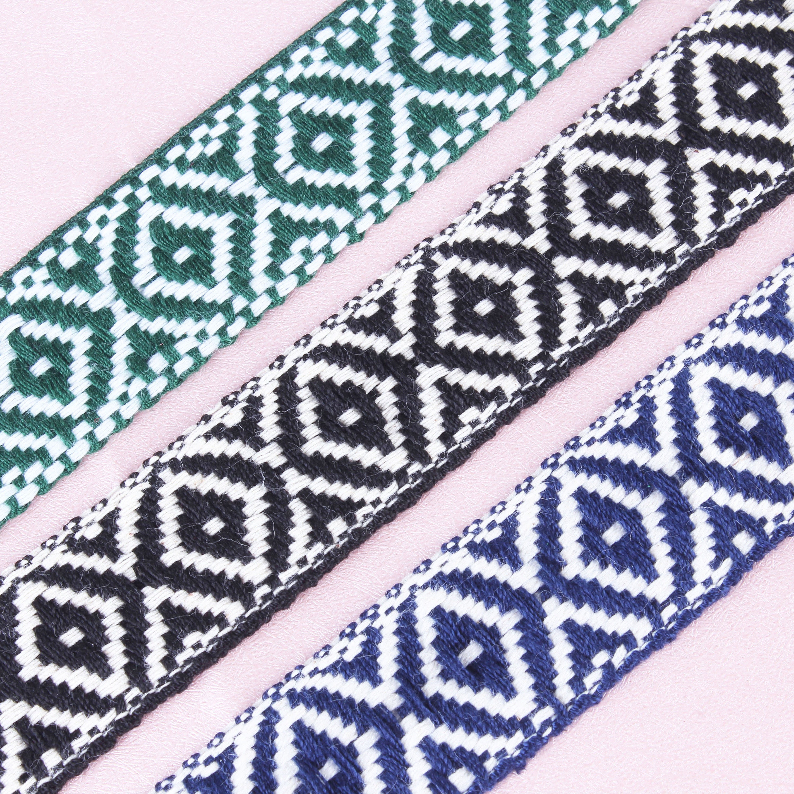 1 Inch Wide Cotton Webbing-jacquard Webbing for Bag Handles Waist Belt ...