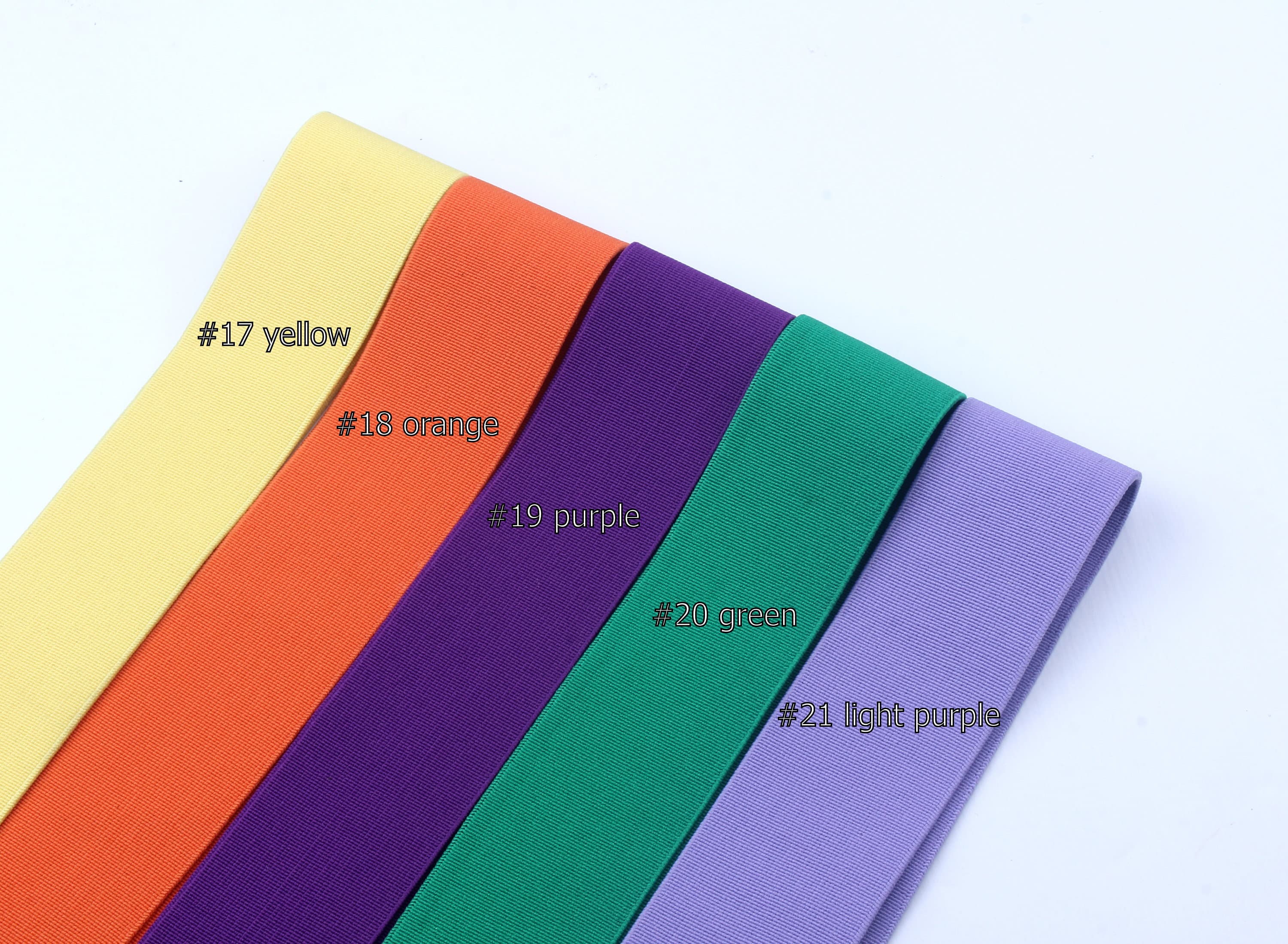 2 Inch Wide Color Elastic Band-1yards-high Elasticity Soft Elastic Band ...