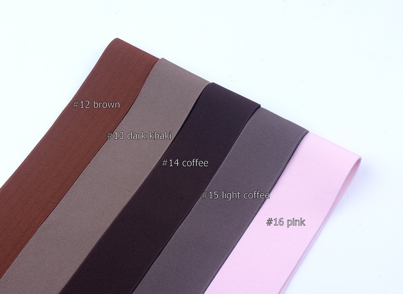 2 Inch Wide Color Elastic Band-1yards-high Elasticity Soft Elastic Band ...