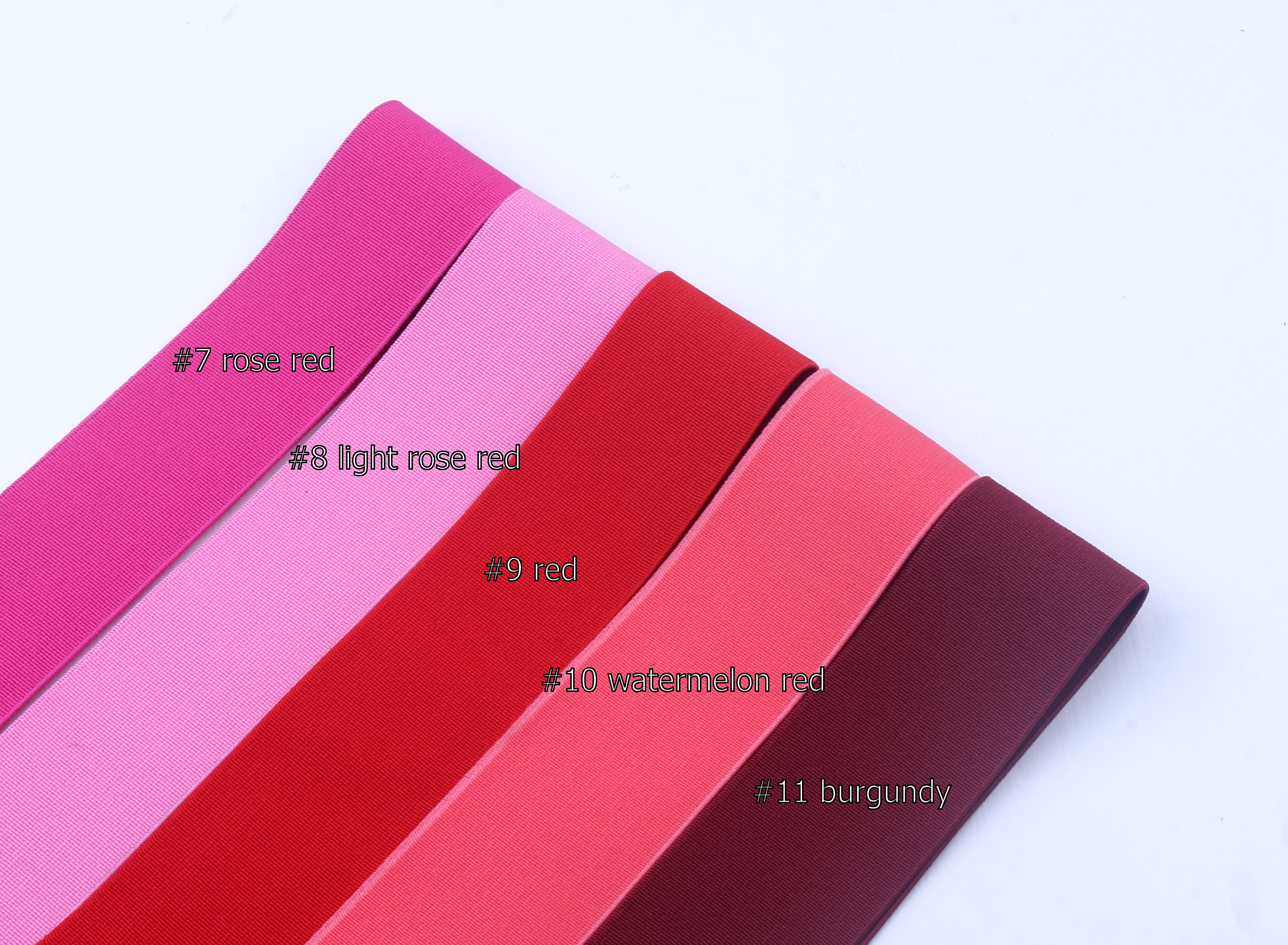 2 Inch Wide Color Elastic Band-1yards-high Elasticity Soft Elastic Band ...