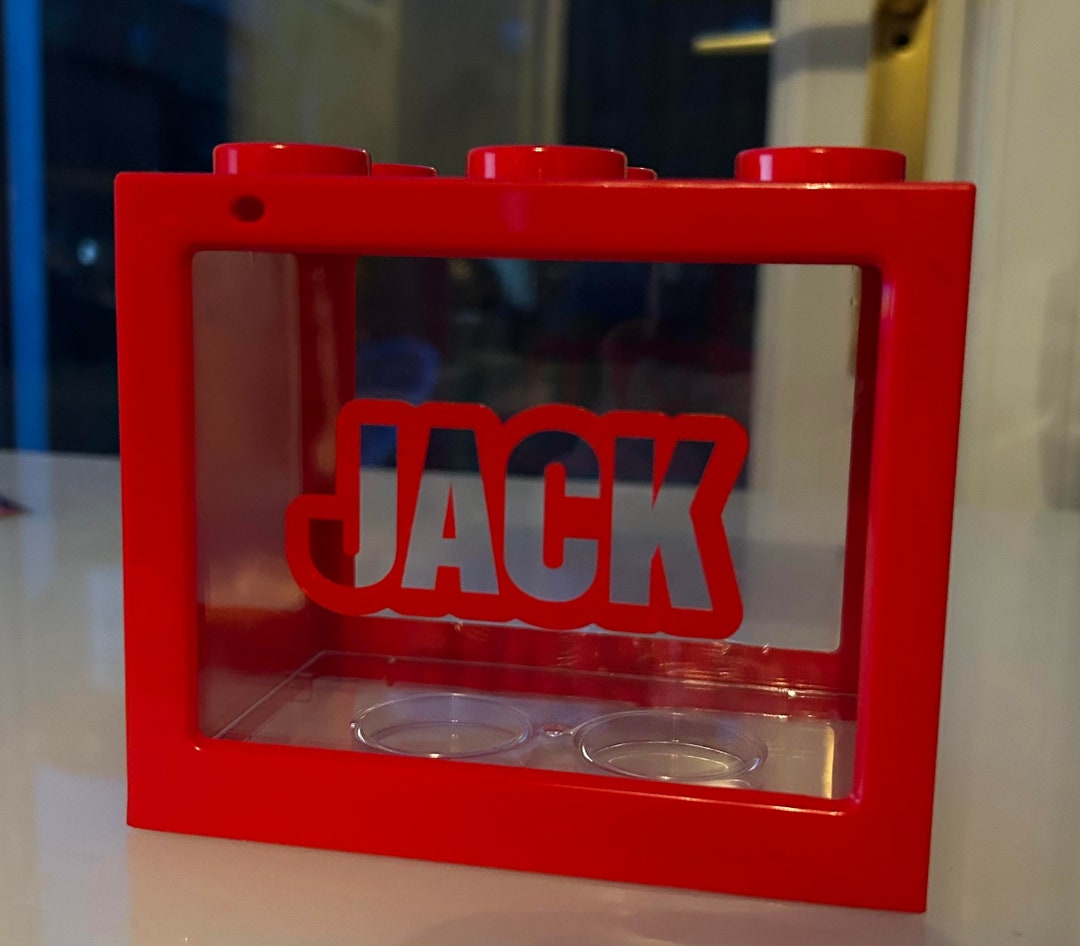 Personalised Brick Money Box Building Block Piggy Bank Kids - Etsy