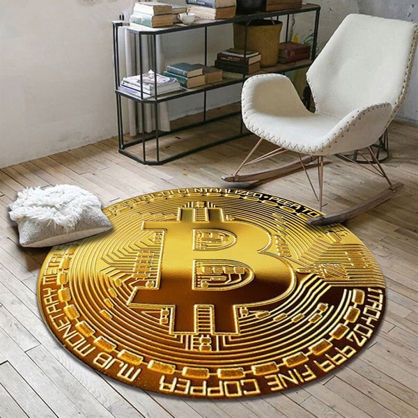 Round Logo Rug - Etsy