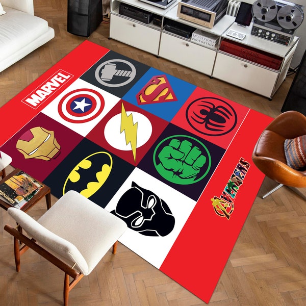 Avengers Rug - Etsy