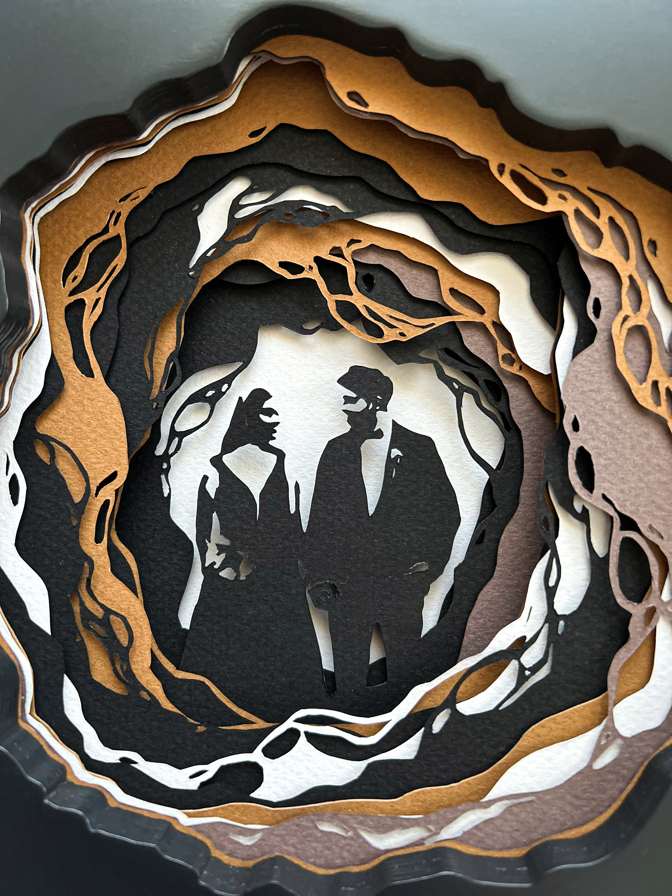 Personalized Papercut Portrait Layered Paper Art Custom - Etsy