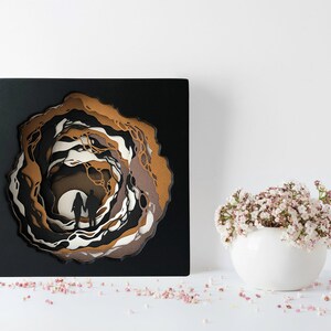 Personalized Papercut Portrait Layered Paper Art Custom - Etsy