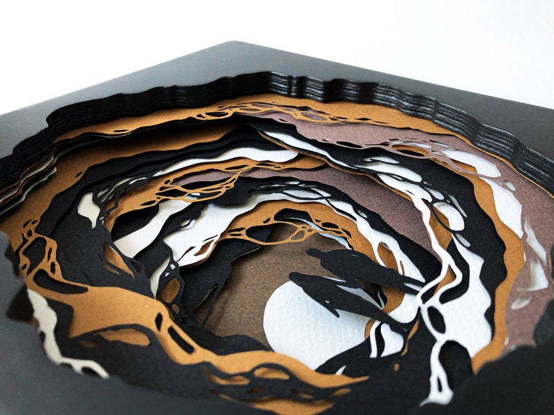 Personalized Papercut Portrait Layered Paper Art Custom - Etsy