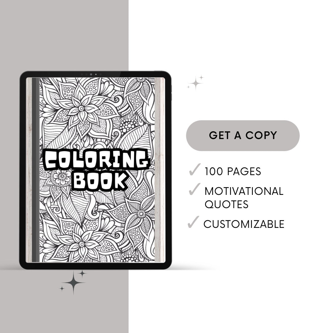 Coloring Book Discover Your Creativity With Our Printable Digital ...
