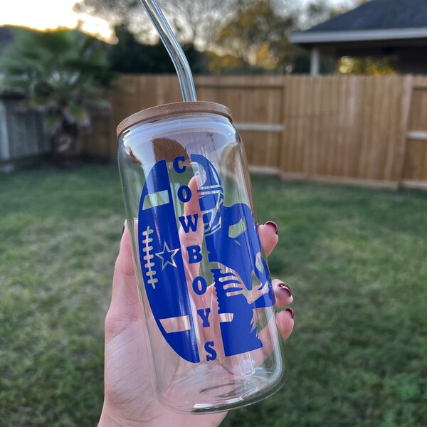 Dallas Cowboys Cup With Lid - Etsy