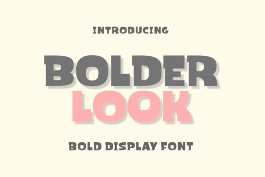 Bolder Look Font, Cricut Font, Handwritten Font, Cute Font, Wedding ...