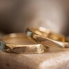 Couples Solid Gold Fingerprint Ring. Wedding Ring Set His and Her - Etsy