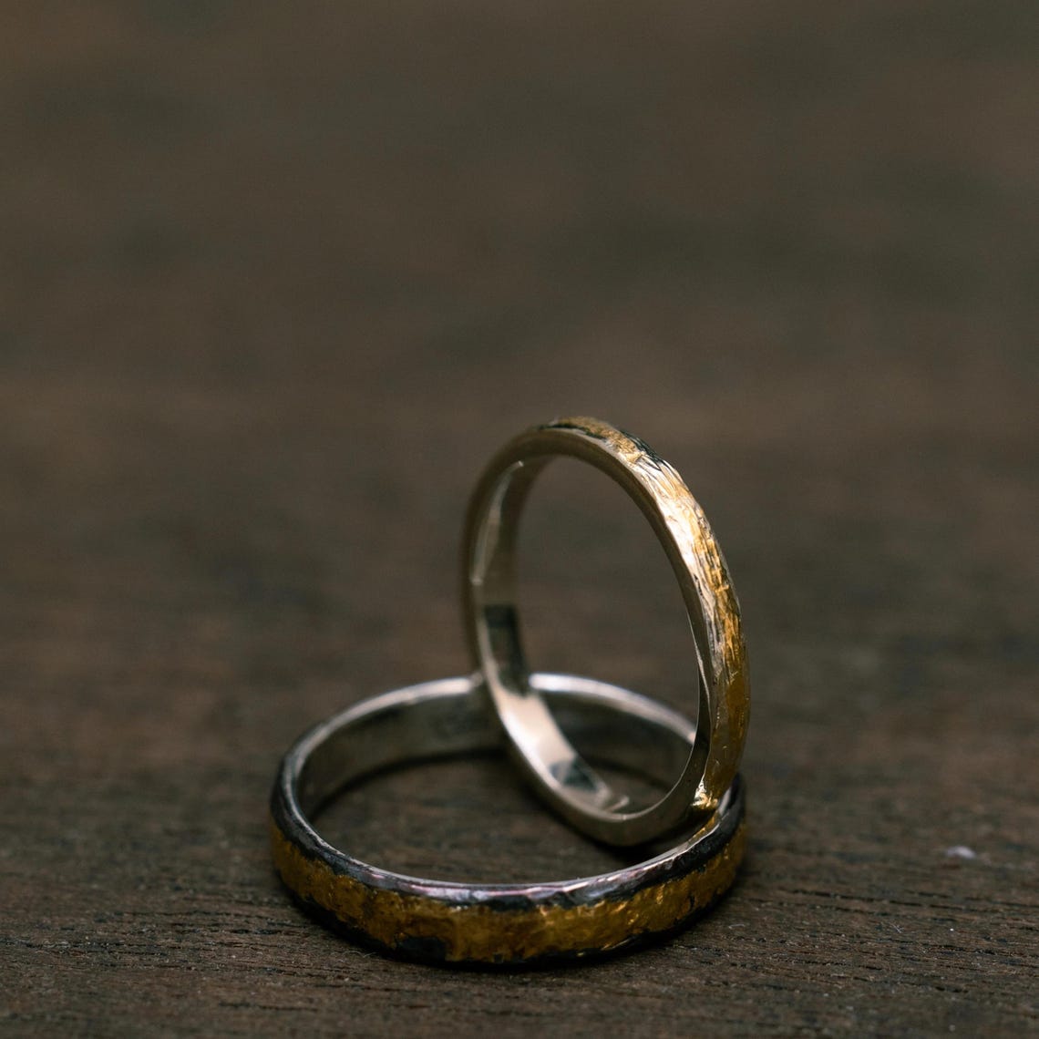 Keum Boo Ring. Mixed Metal Ring - Etsy