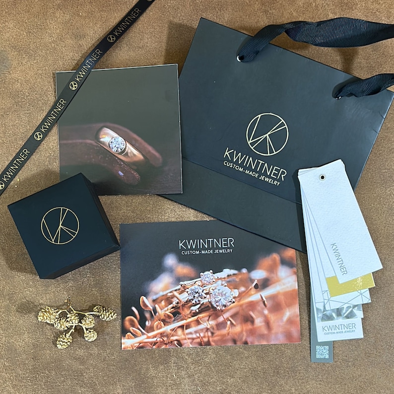 Couples Solid Gold Fingerprint Rings With Raw Texture. Wedding Ring Set His and Her - Etsy