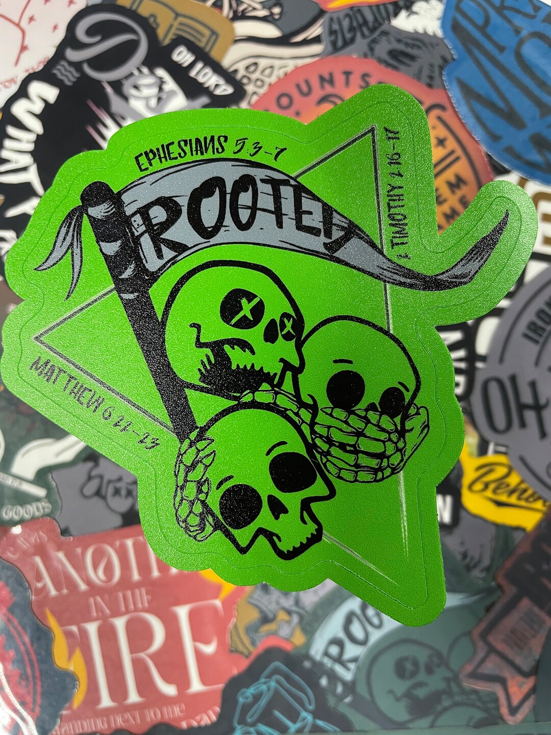 Rooted Sticker, Vinyl Sticker, Christian Sticker, Jesus Decal, God ...