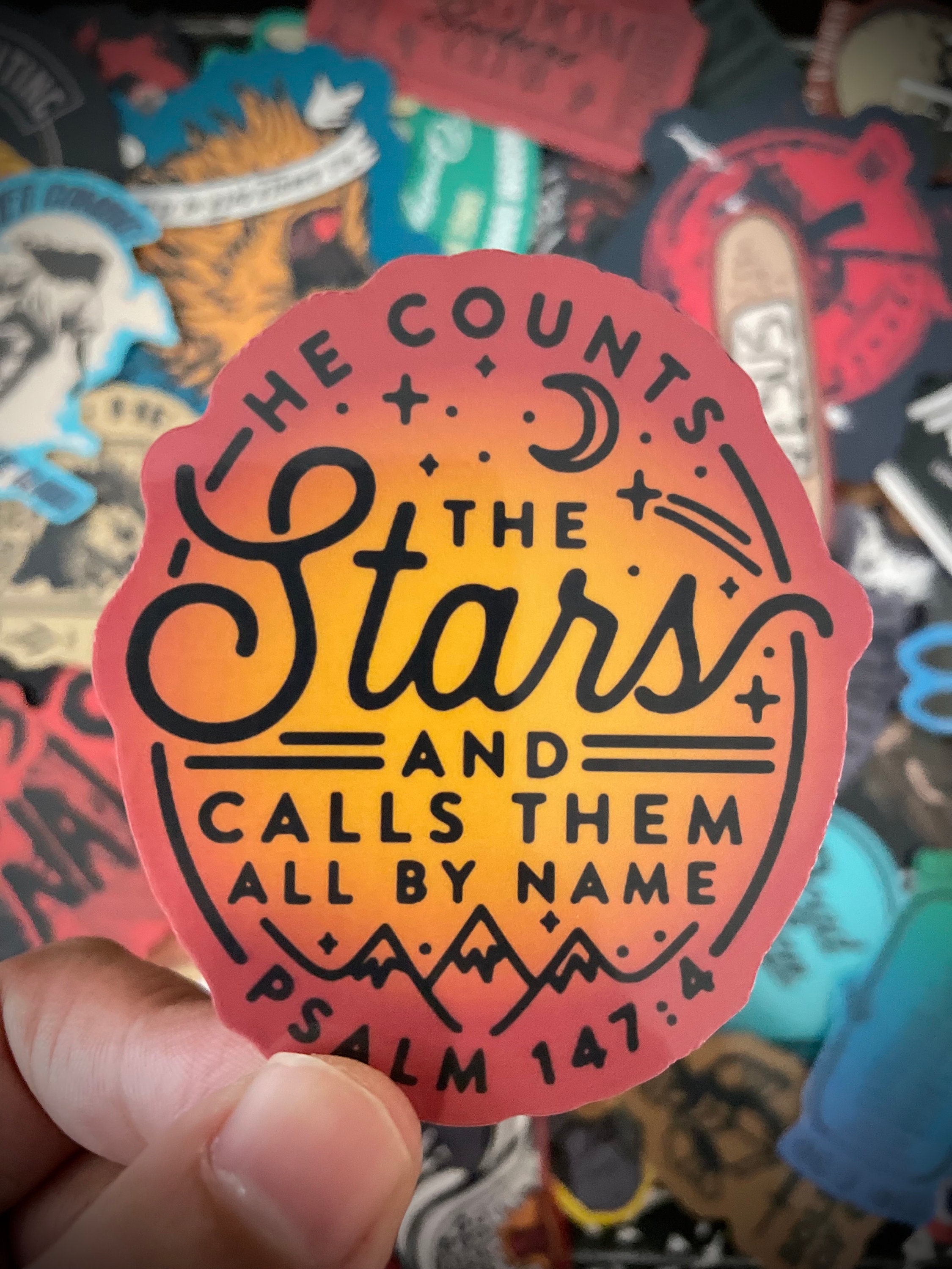 Stars Sticker Vinyl Sticker Christian Sticker Jesus Decal - Etsy